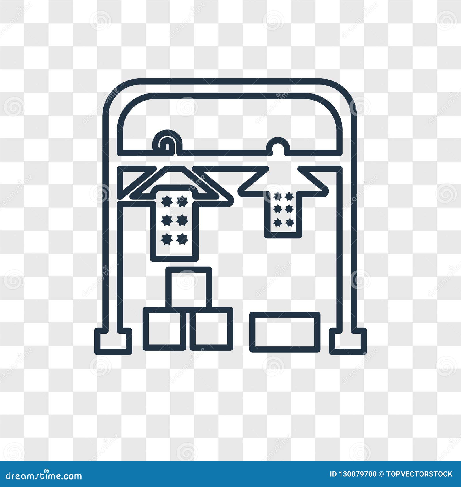 Dry Concept Vector Linear Icon Isolated on Transparent Background, Dry ...