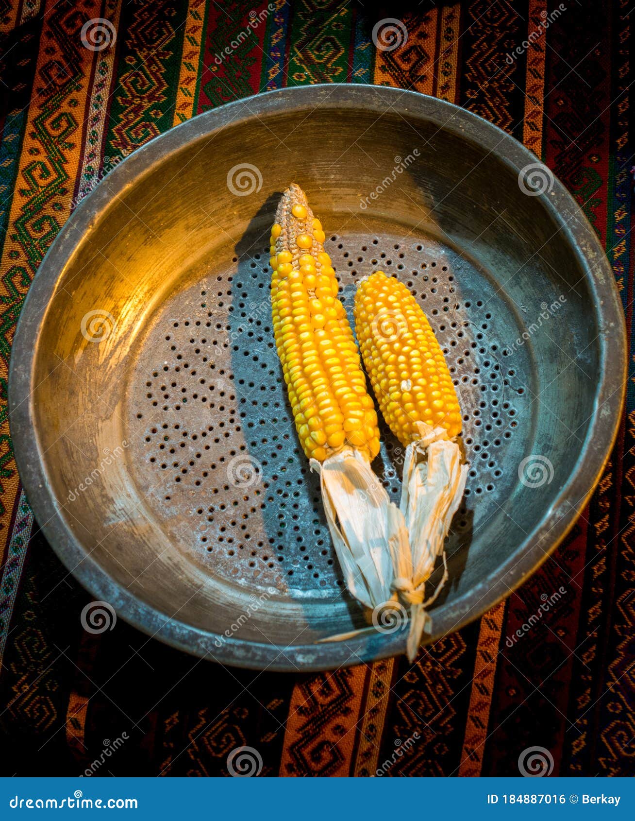 Dry Corns on the Cob Kernels Peeled Stock Photo - Image of fresh, corn ...