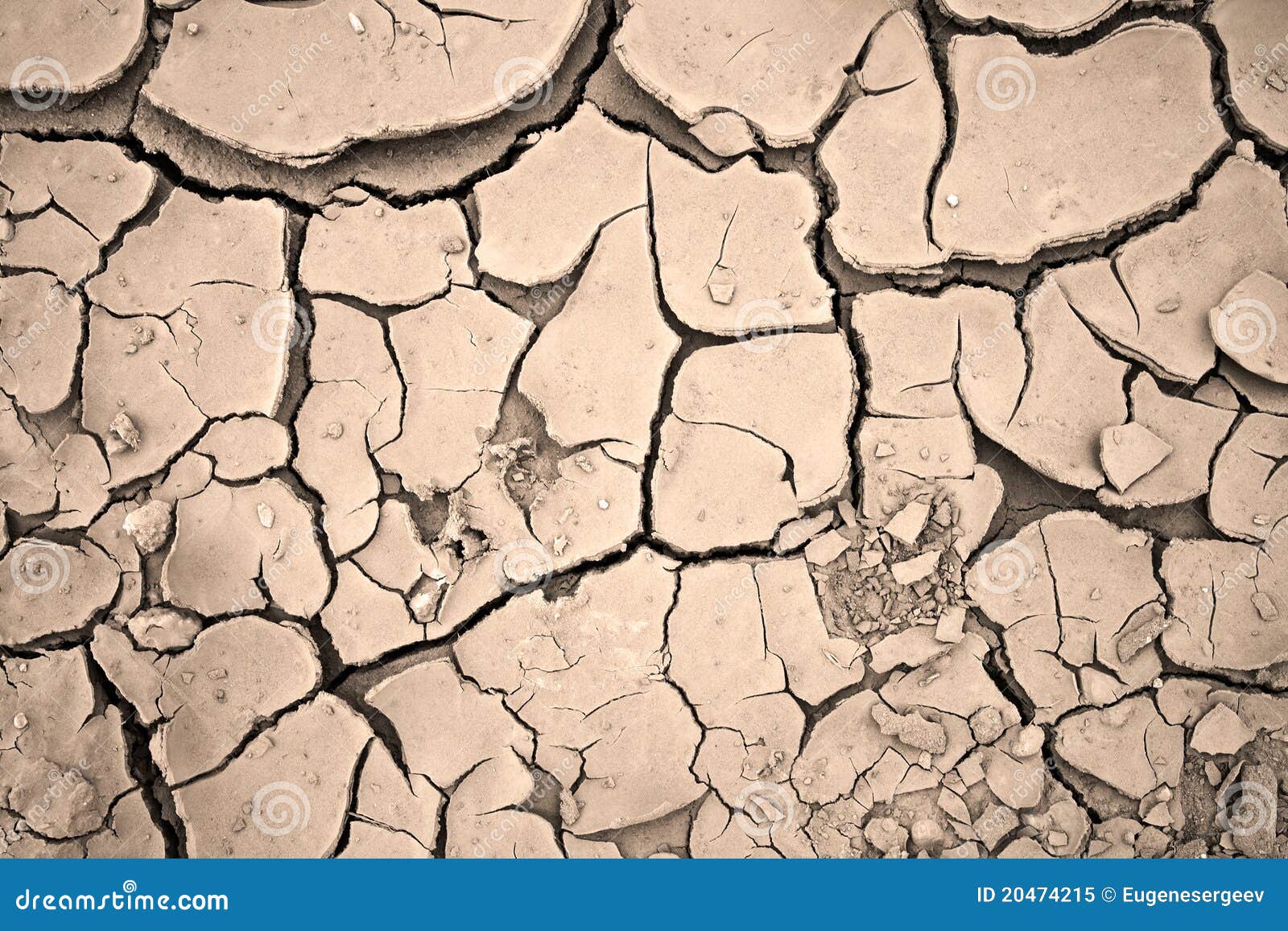 Dry Cracked Clay Background Texture Stock Image - Image of broken ...