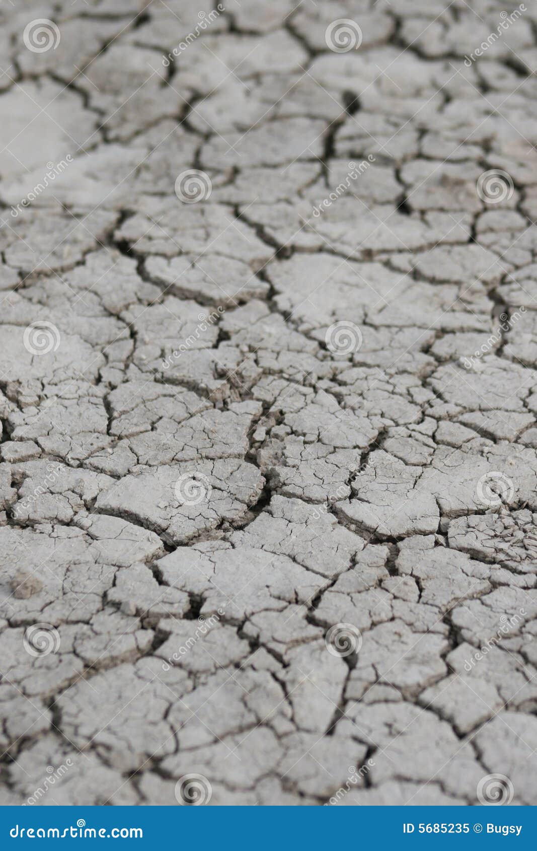 Dry Cracked Desert Soil During Drought - Top Down View Stock Photo ...