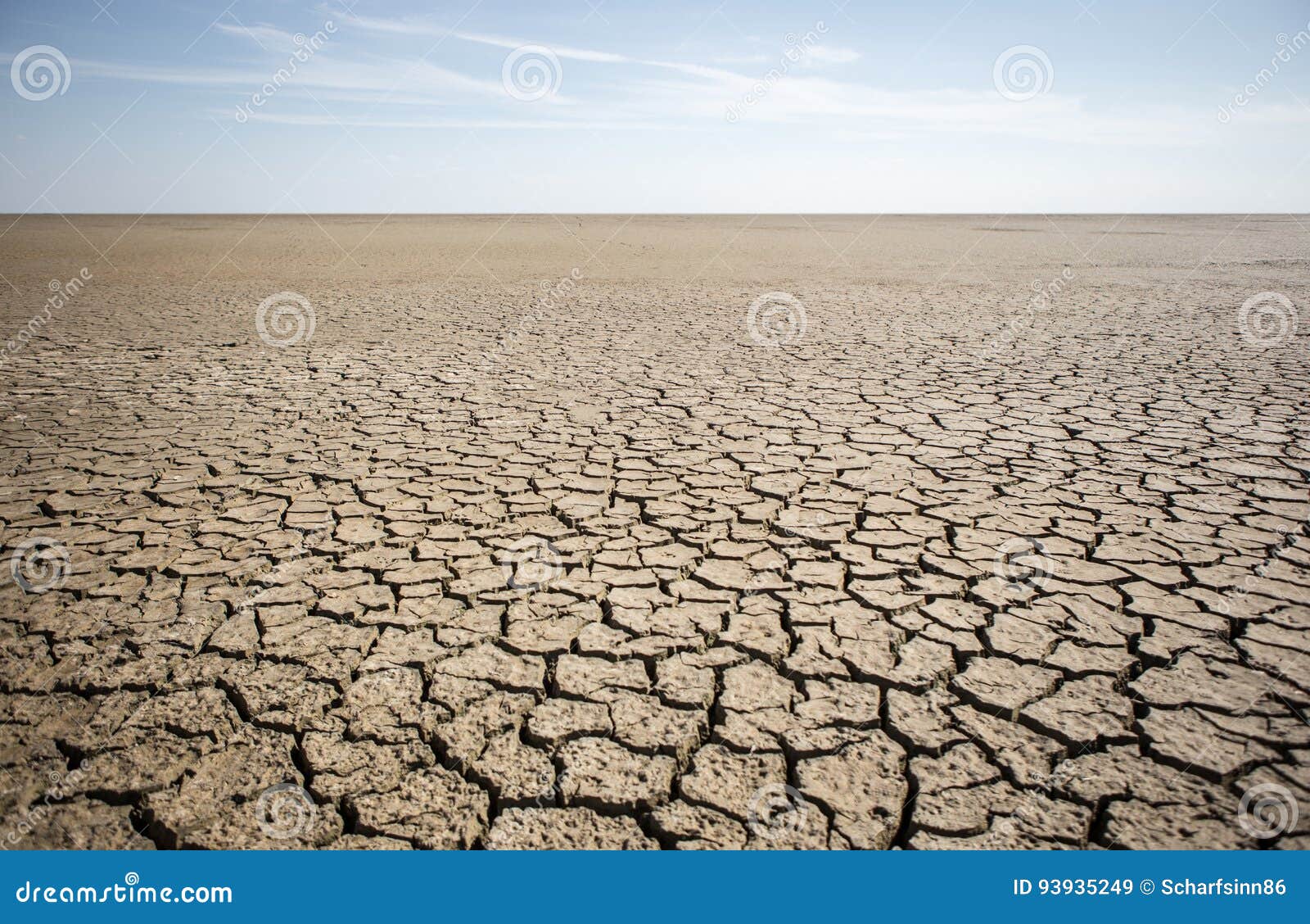 Dry Cracked Desert Soil During Drought - Top Down View Stock Photo ...