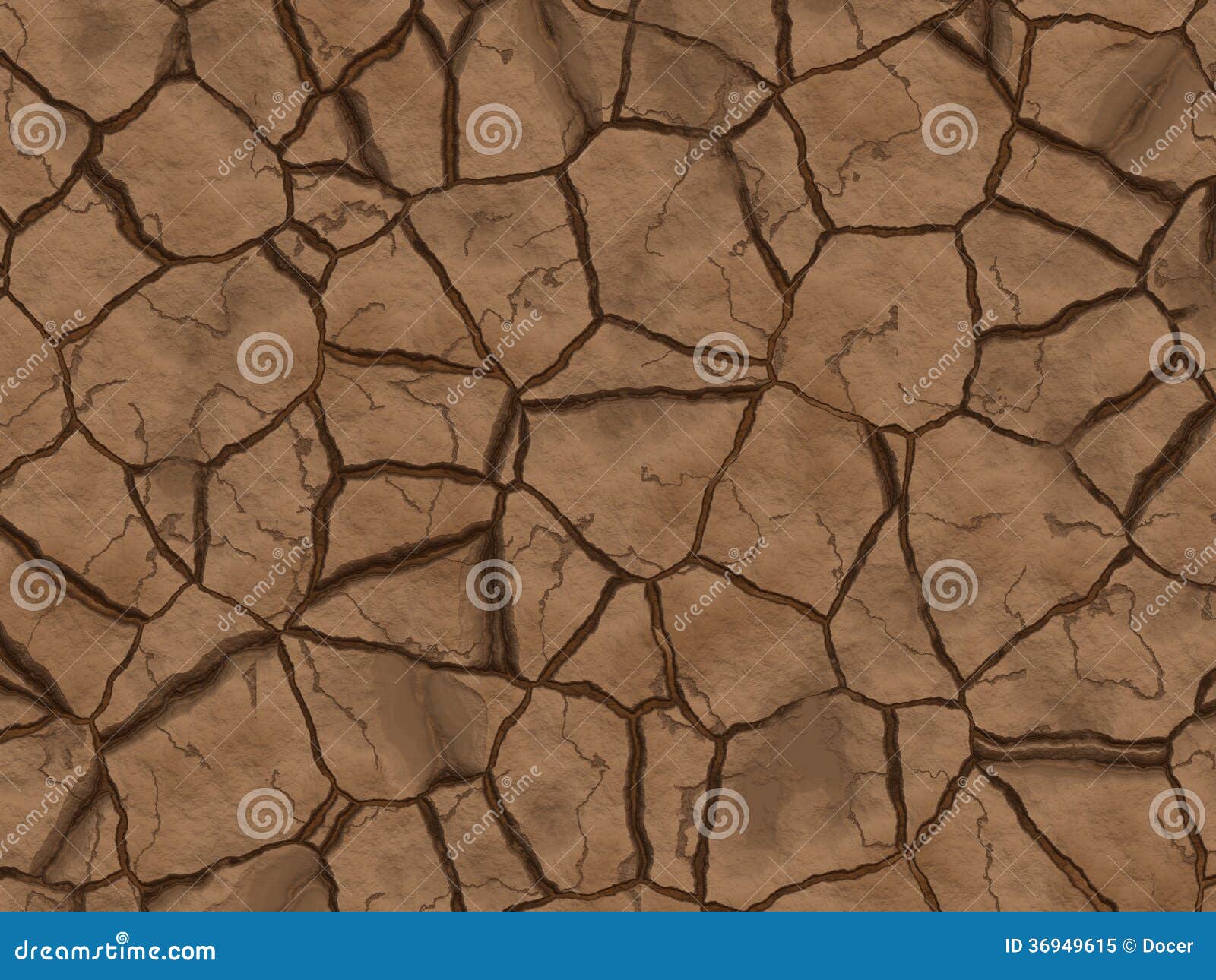 Dry Cracked Ground Texture. Abstract Relief Pattern Stock Image - Image ...