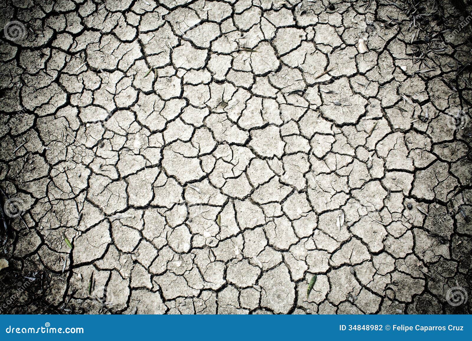 Dry cracked soil dirt stock photo. Image of extreme, dehydration - 34848982