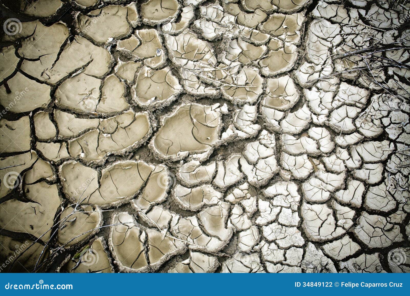 Dry cracked soil dirt stock photo. Image of ground, texture - 34849122