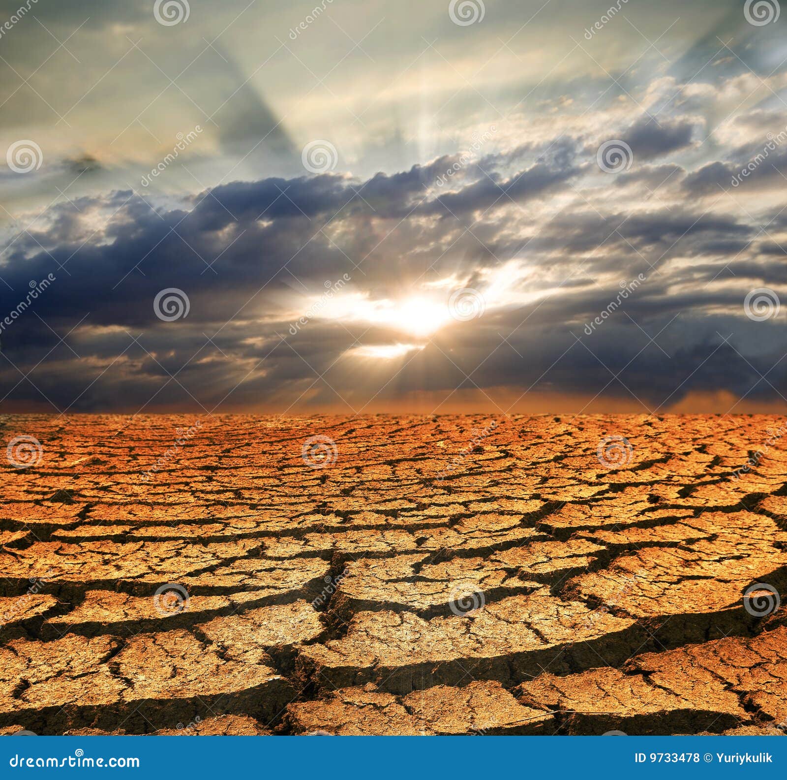Dry cracking earth stock photo. Image of lifeless, panoramic - 9733478