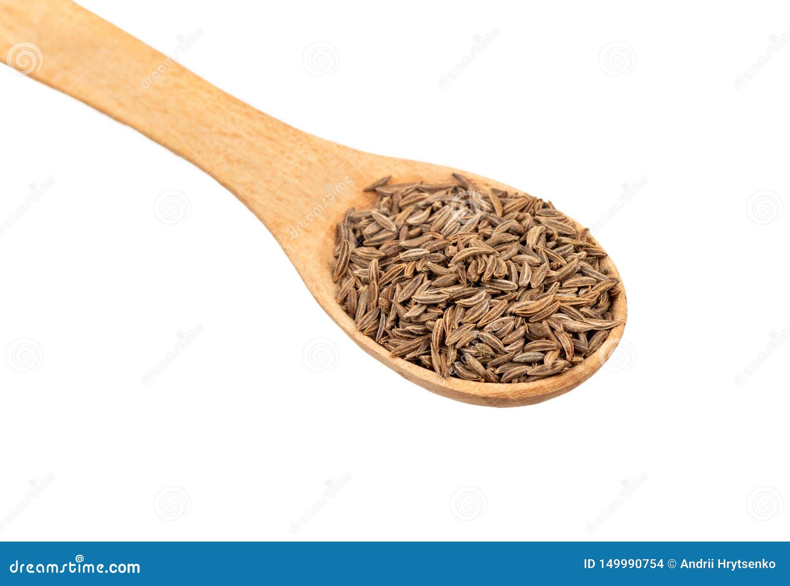 Dry cumin in spoon stock photo. Image of herb, jeera - 149990754