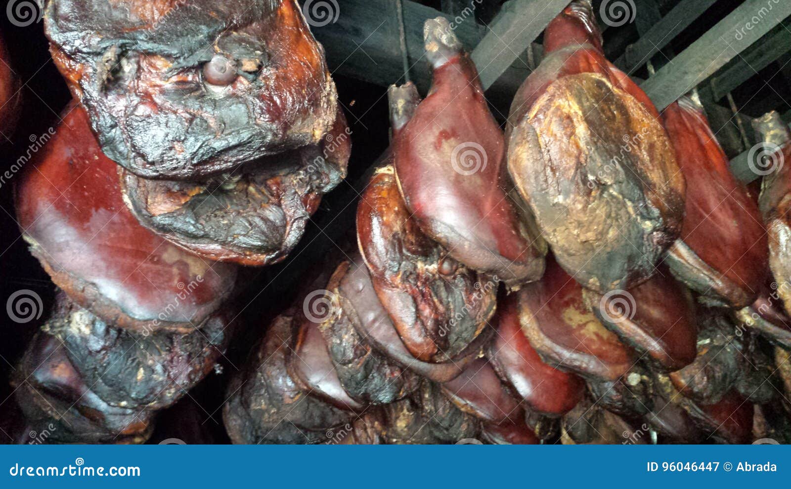 Dry-cured ham stock image. Image of tradition, prsut - 96046447