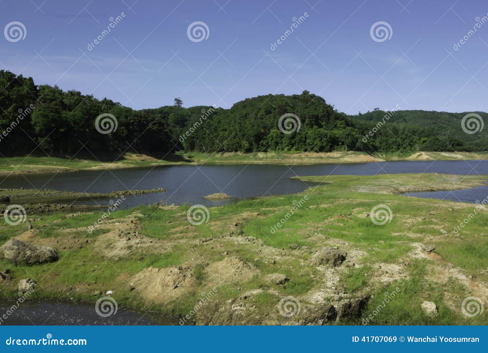 Dry dam lake stock image. Image of reservoir, river, landmark - 41707069