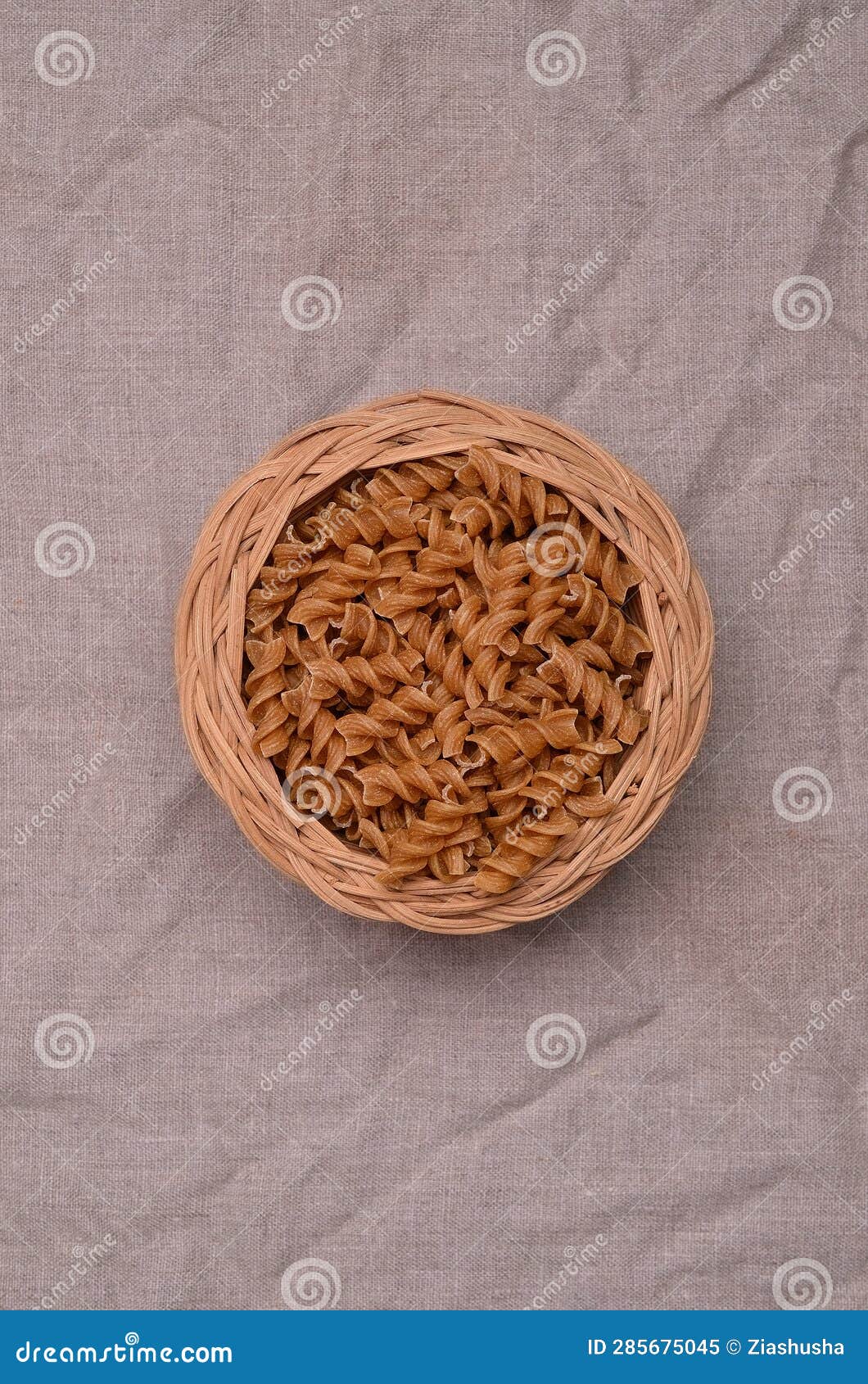 Dry dark brown pasta stock image. Image of nutrition - 285675045