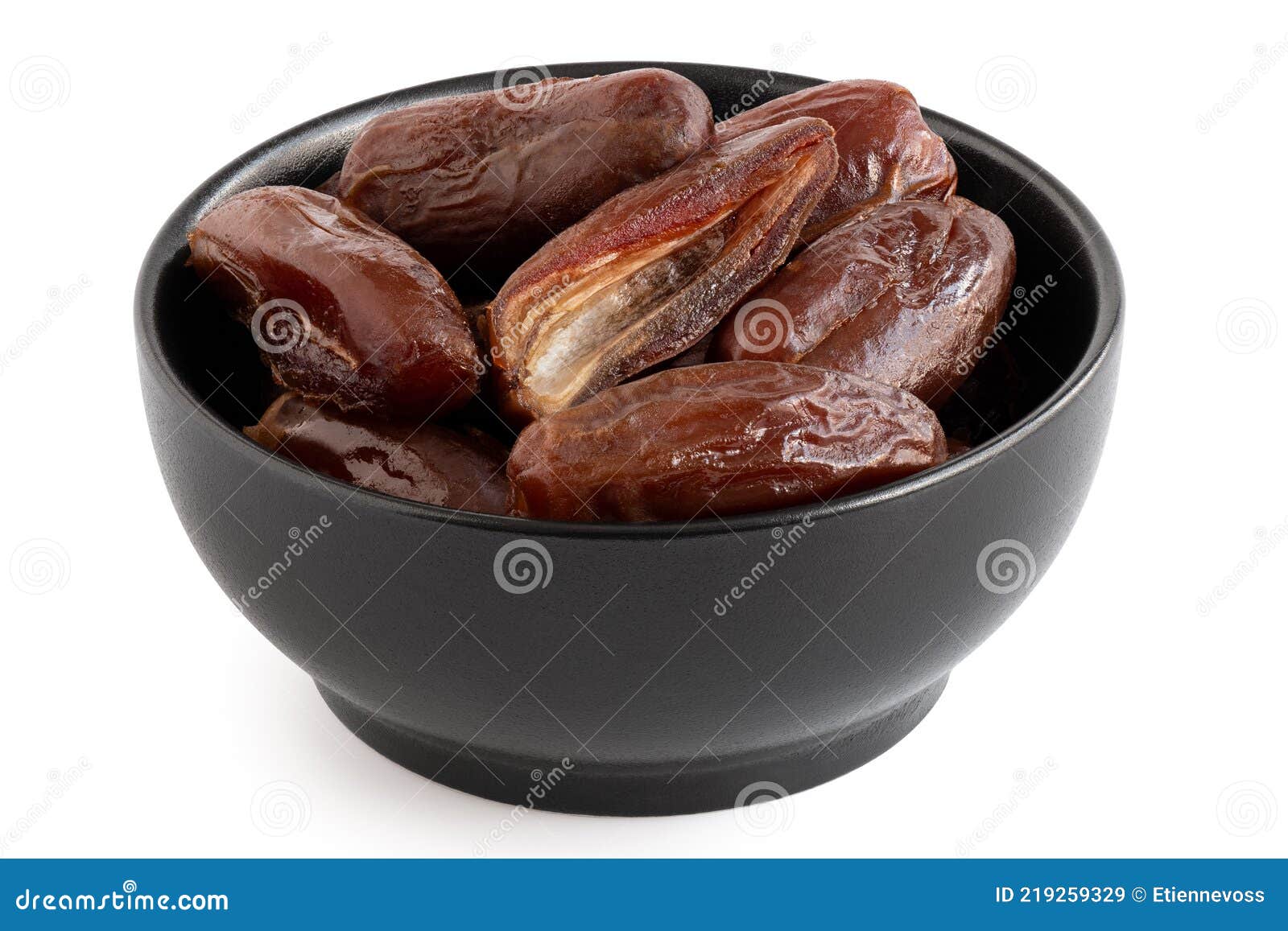 Dry dates stock image. Image of black, dried, fruit - 219259329