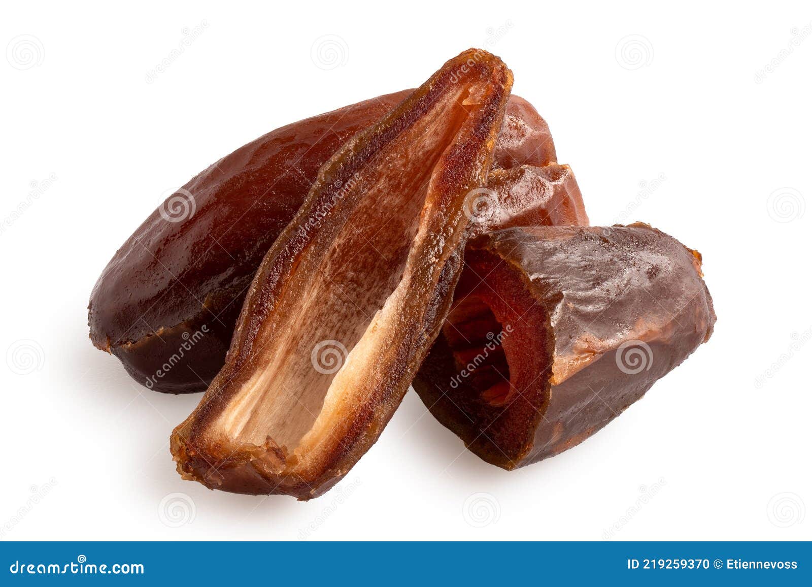 Dry dates stock photo. Image of isolated, brown, middle - 219259370