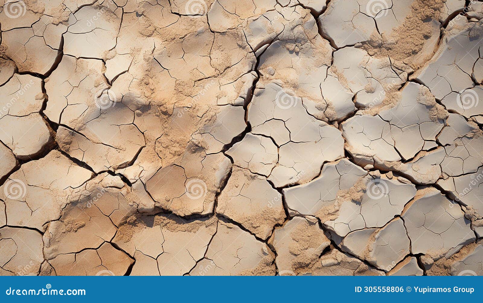 Dry Dirt and Mud Create a Pattern of Drought on Land Generated by AI ...