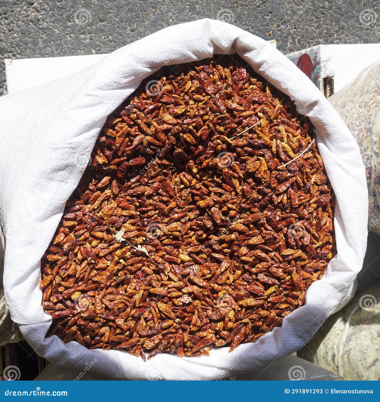 Dry dried pepper stock image. Image of ingredient, plant - 291891293