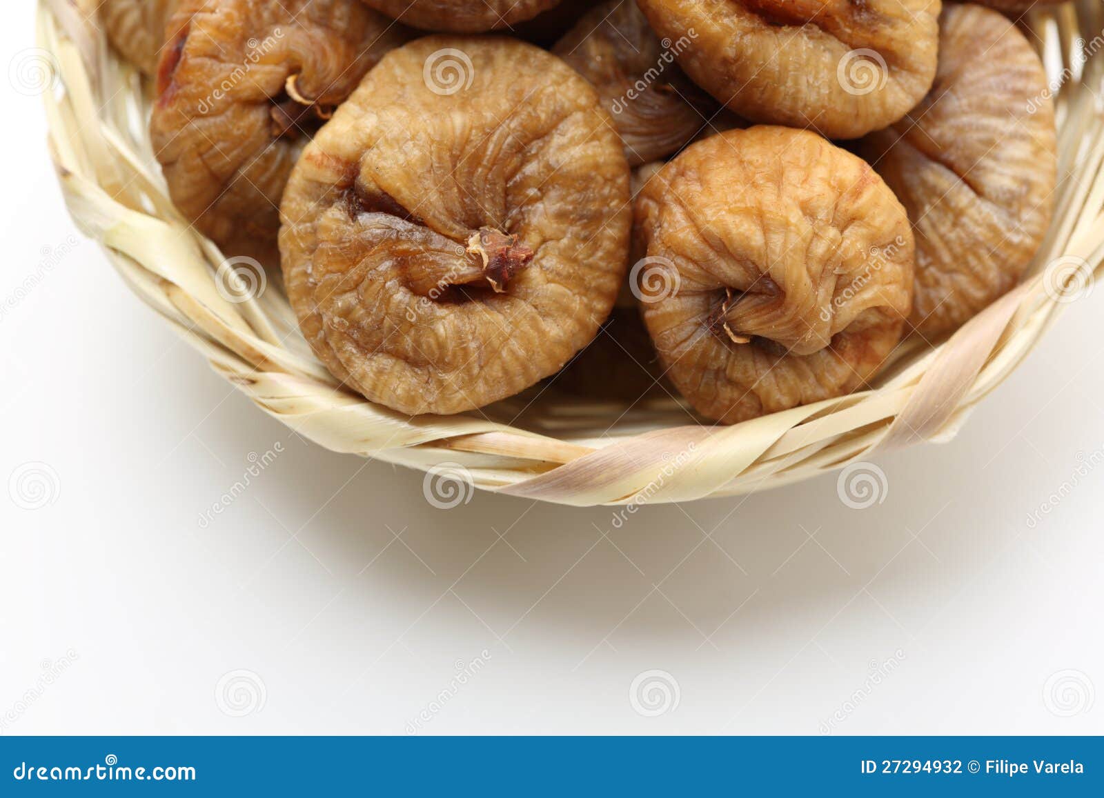Dry figs in a basket stock photo. Image of basket, healthy - 27294932