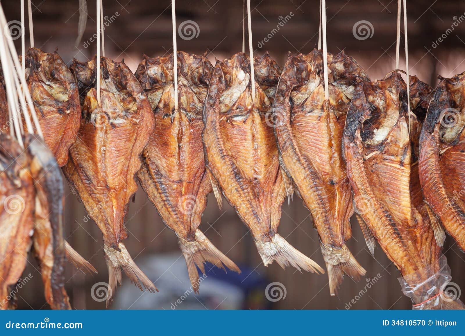 Dry fish stock photo. Image of thai, smoked, seafood - 34810570