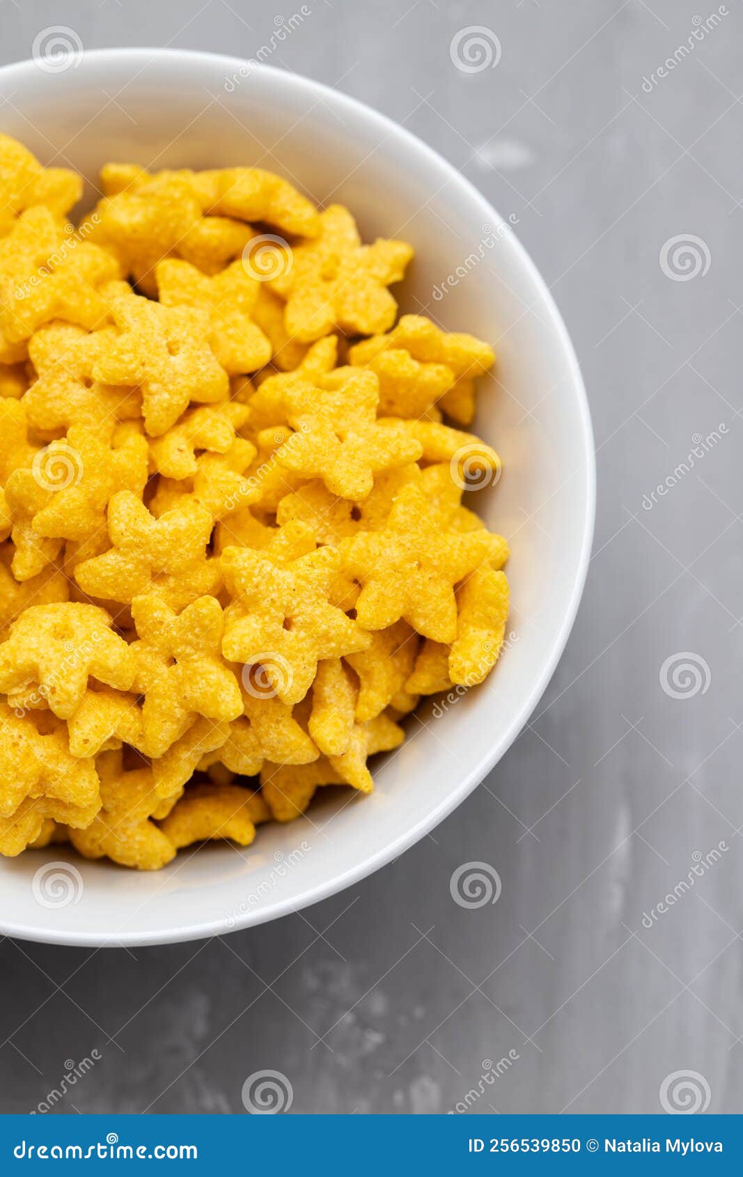 Dry Fresh Corn Stars in White Bowl on Ceramic Stock Photo - Image of ...