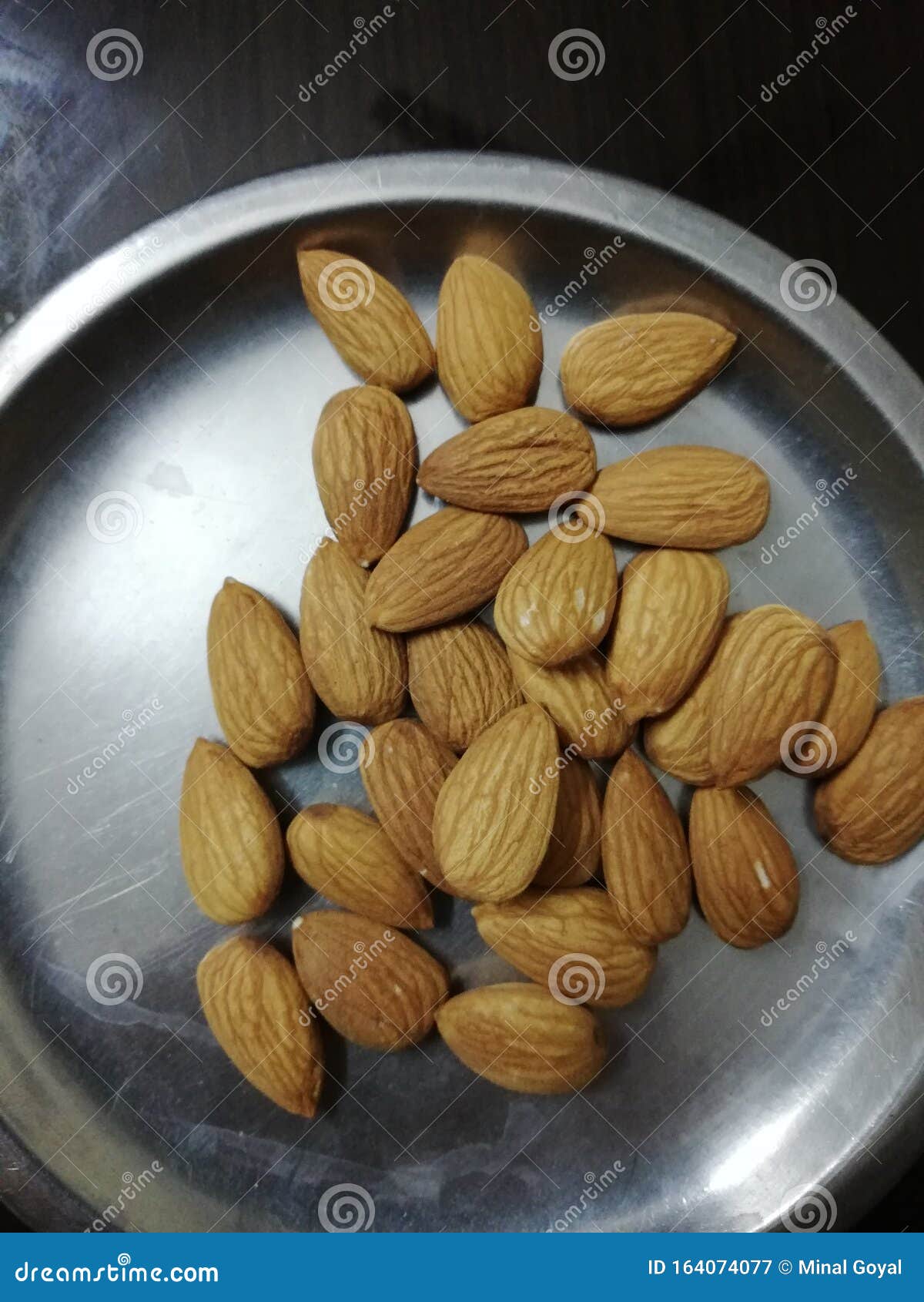 Dry fruit almonds healthy stock image. Image of nutritional - 164074077