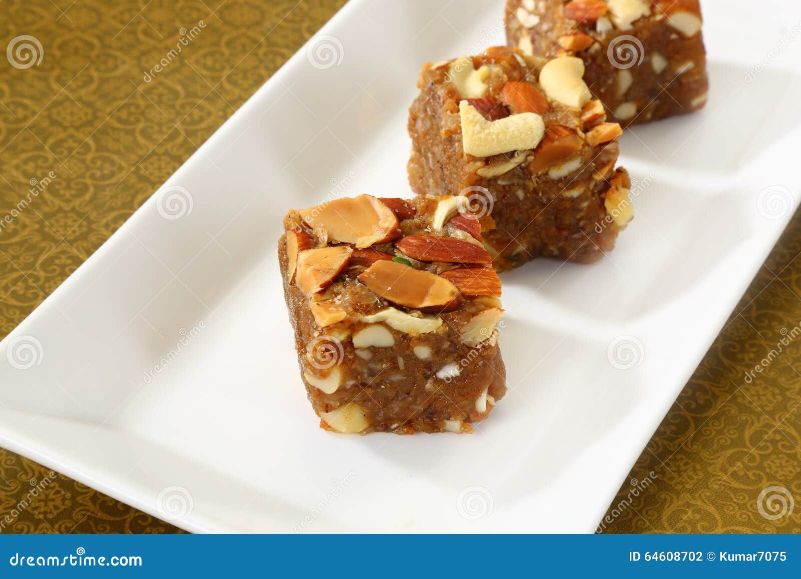 Dry Fruit Halva, Indian Sweets Stock Photo - Image of laddoo, cake ...