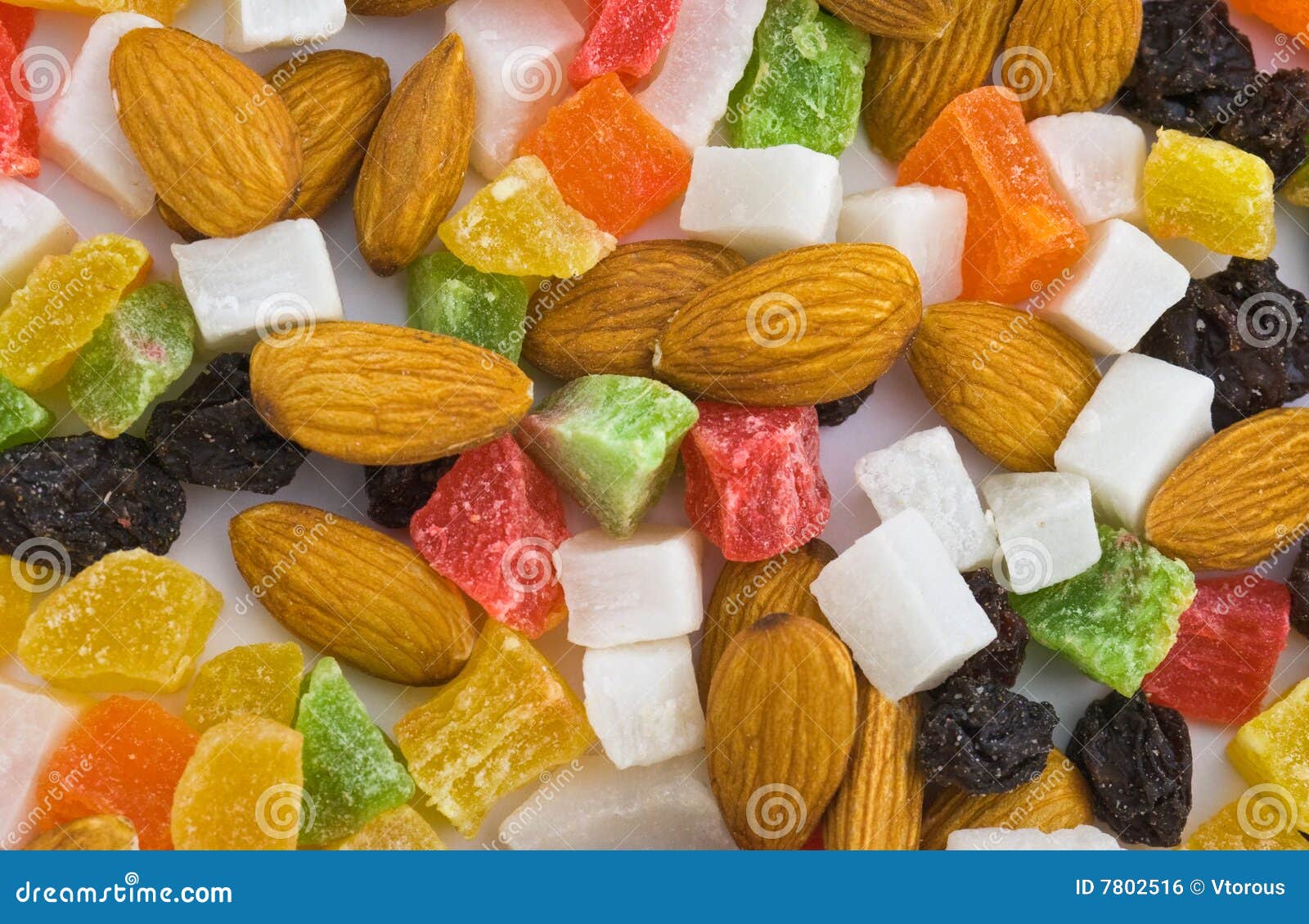 Dry fruits background stock photo. Image of holiday, candy - 7802516