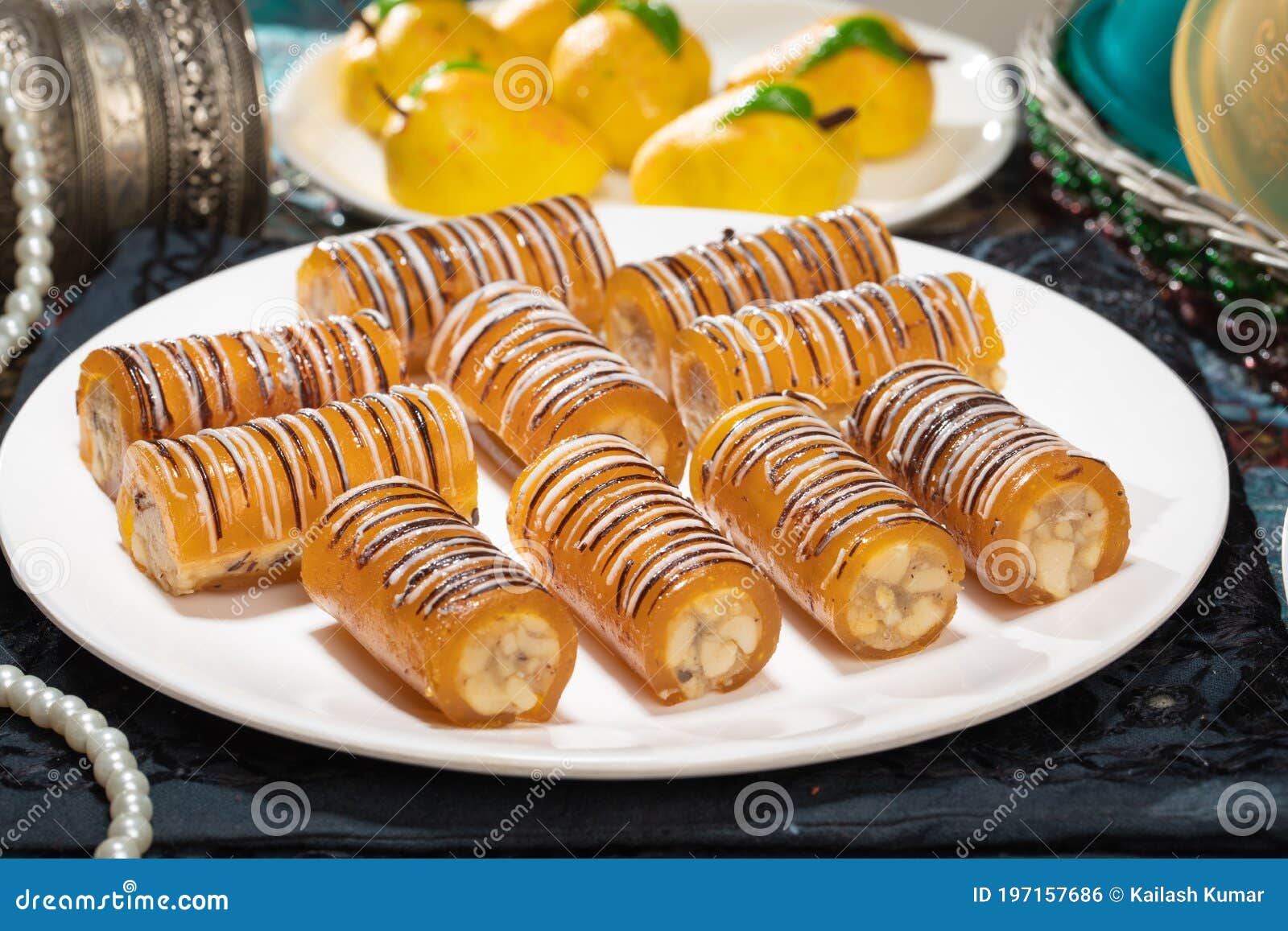 Anjeer Or Fig Burfi. Indian Sweets Royalty-Free Stock Photography ...