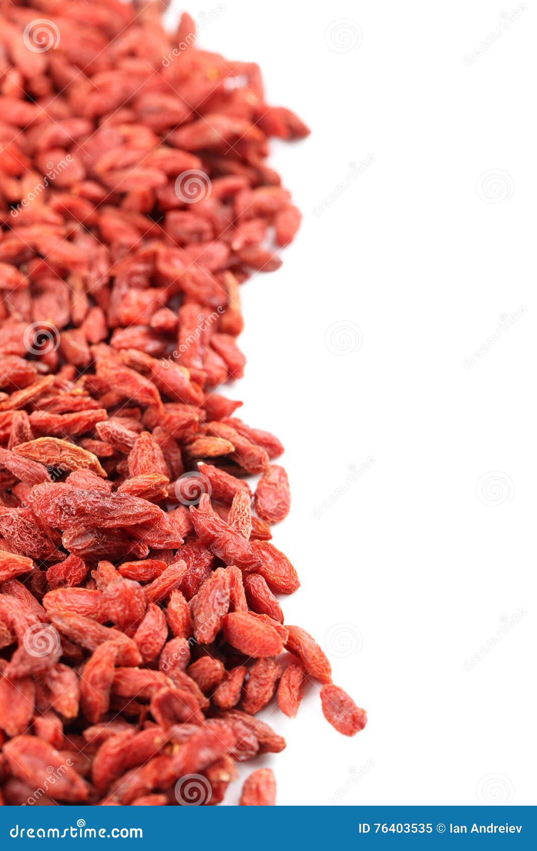Dry goji stock image. Image of medicine, herbal, berry - 76403535