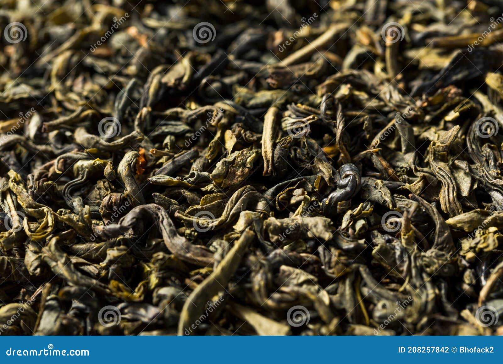 Dry Green Organic Tea Leaves Stock Photo - Image of seasoning, fresh ...