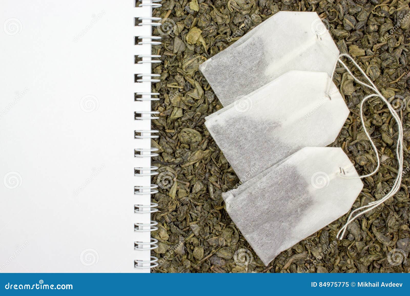 Dry green tea stock image. Image of organic, drink, black - 84975775