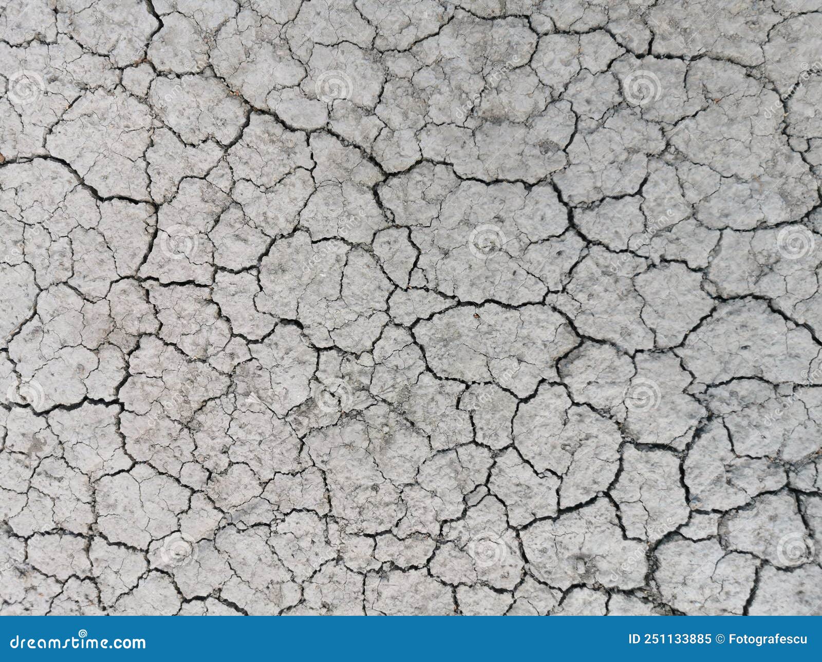 Dry Grey Cracked Land Texture Stock Image - Image of sand, floor: 251133885