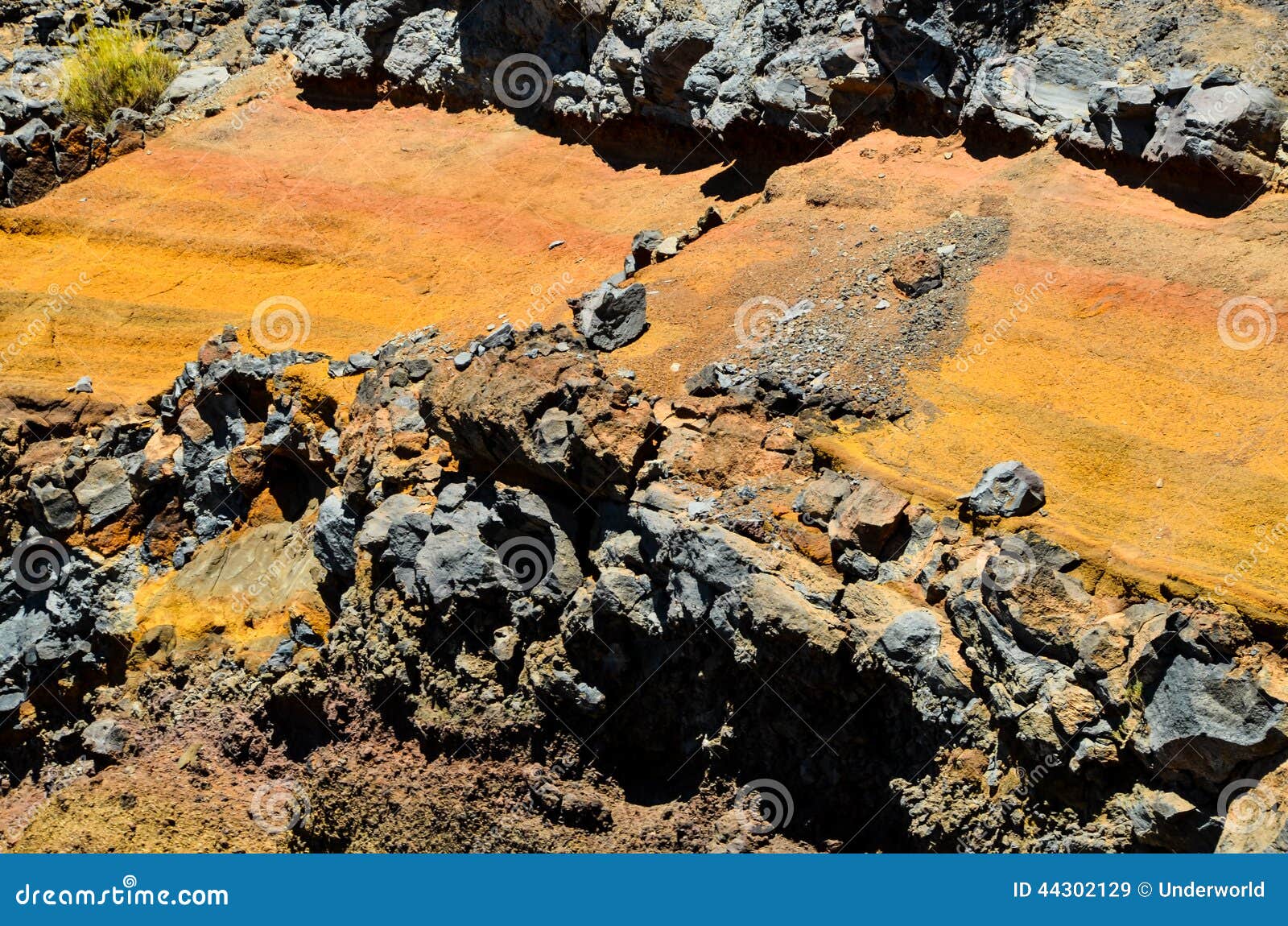 Dry Hardened Volcanic Lava stock image. Image of rock - 44302129