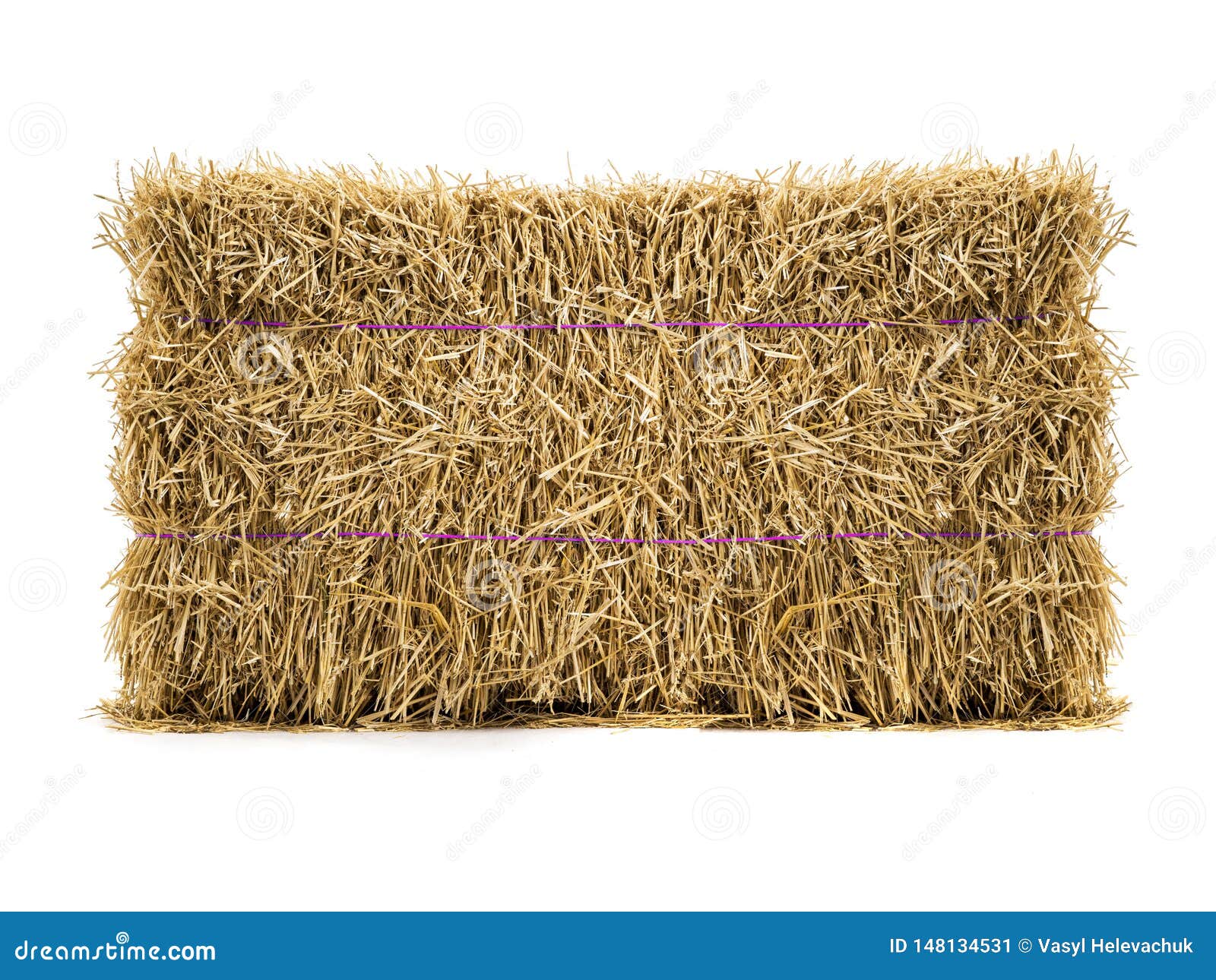Dry haystack isolated stock image. Image of crop, cereal - 148134531