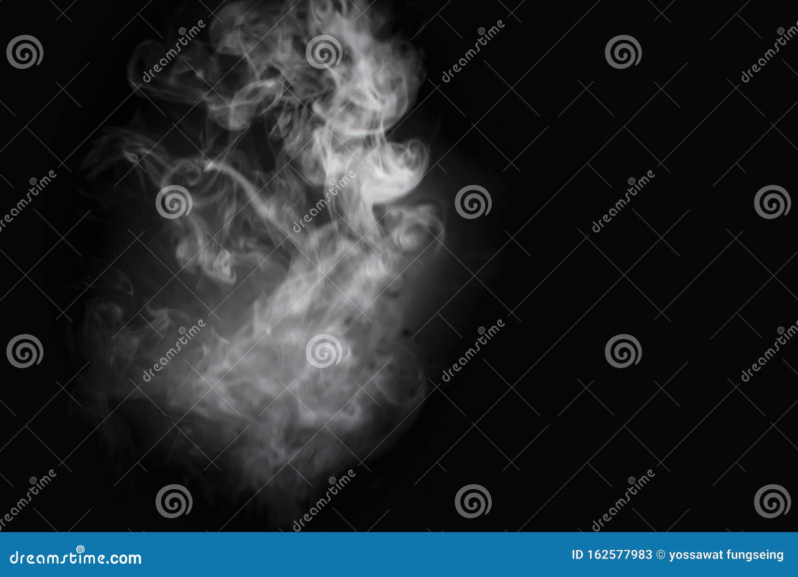 Abstract Fog or Smoke Dry Ice Move Stock Image - Image of white, bowl ...