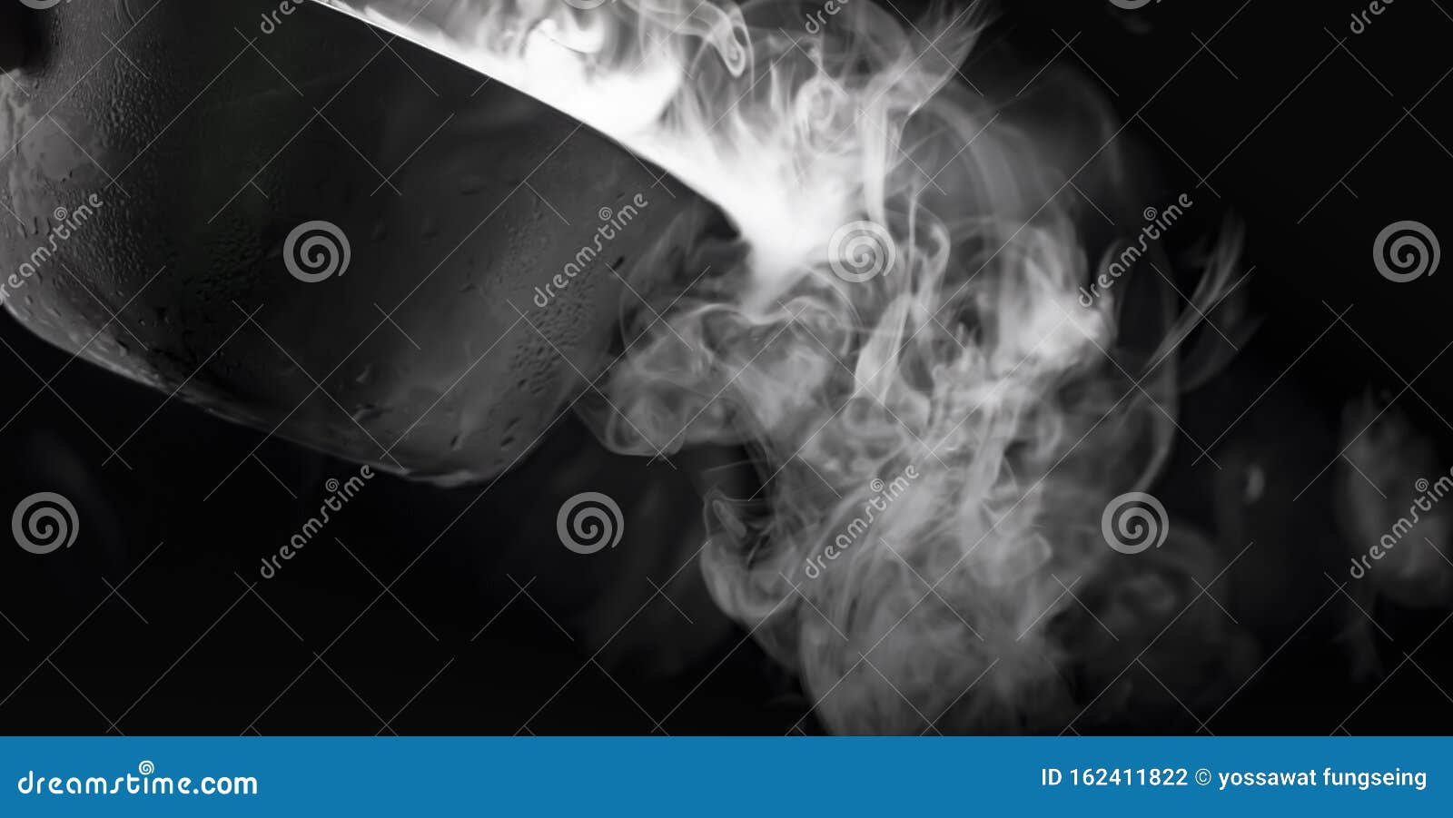 Dry ice smoke on cup stock photo. Image of bubbles, effect - 162411822