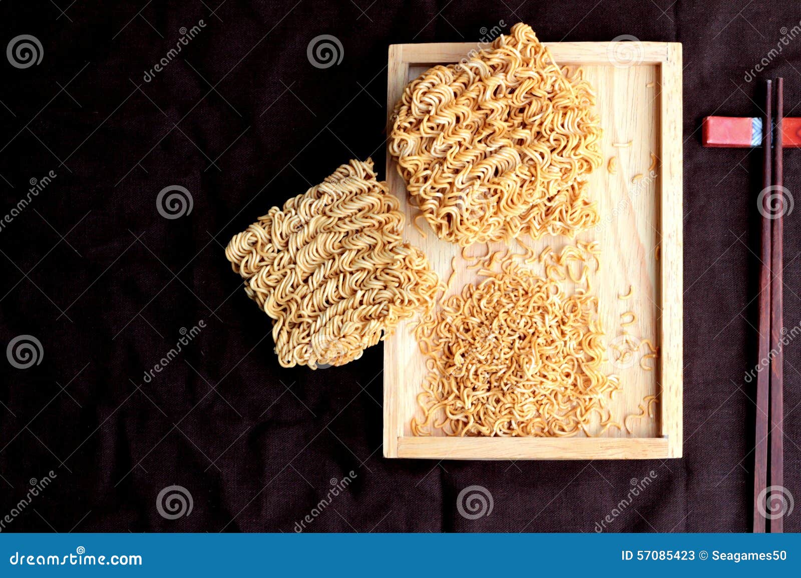 Dry Instant Noodle - Asian Ramen Stock Image - Image of unhealthy ...