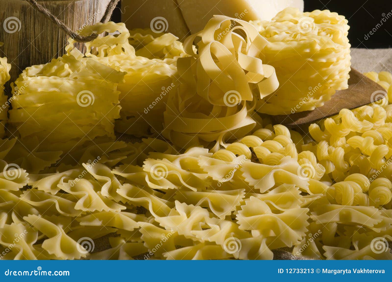 Dry italian pasta stock image. Image of healthy, cuisine - 12733213