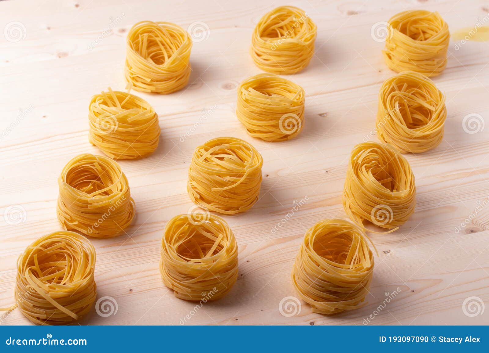 Dry Pasta Rolls and Ingredients for Making a Tomato Sauce Stock Photo ...