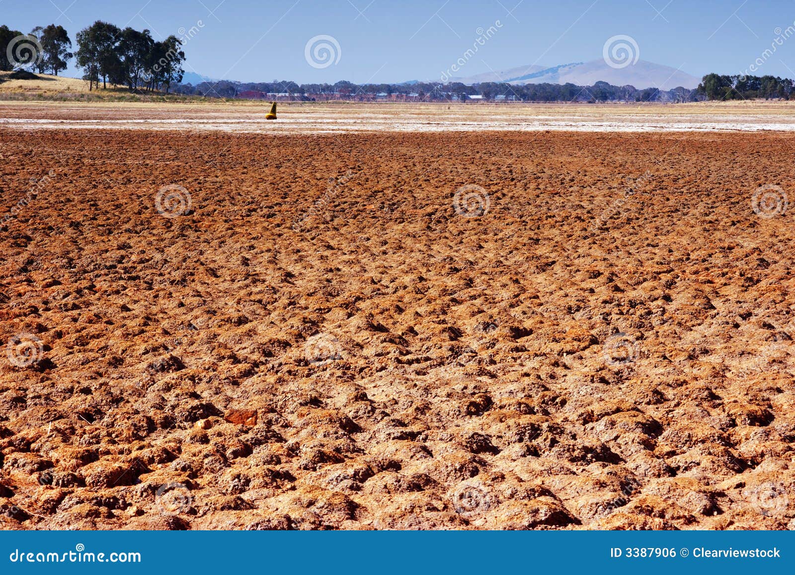 Dry lake bed in drought stock photo. Image of crack, climate - 3387906