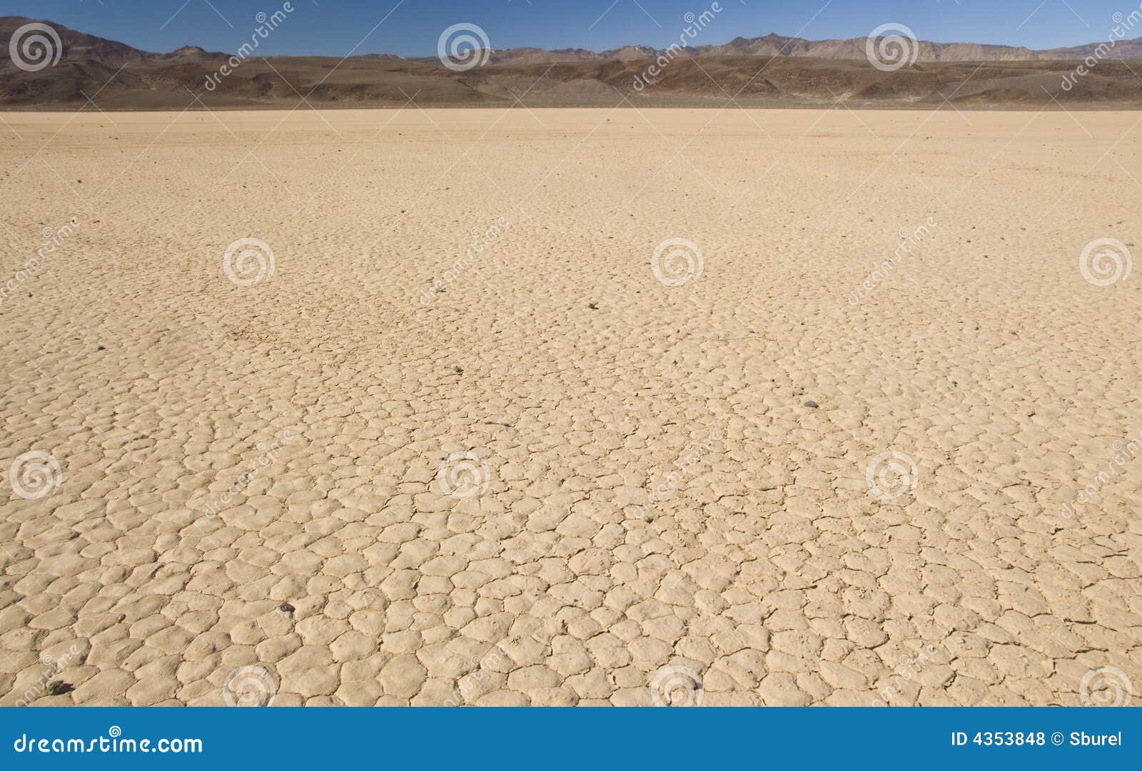 Dry Lake, Nevada stock photo. Image of barren, america - 4353848