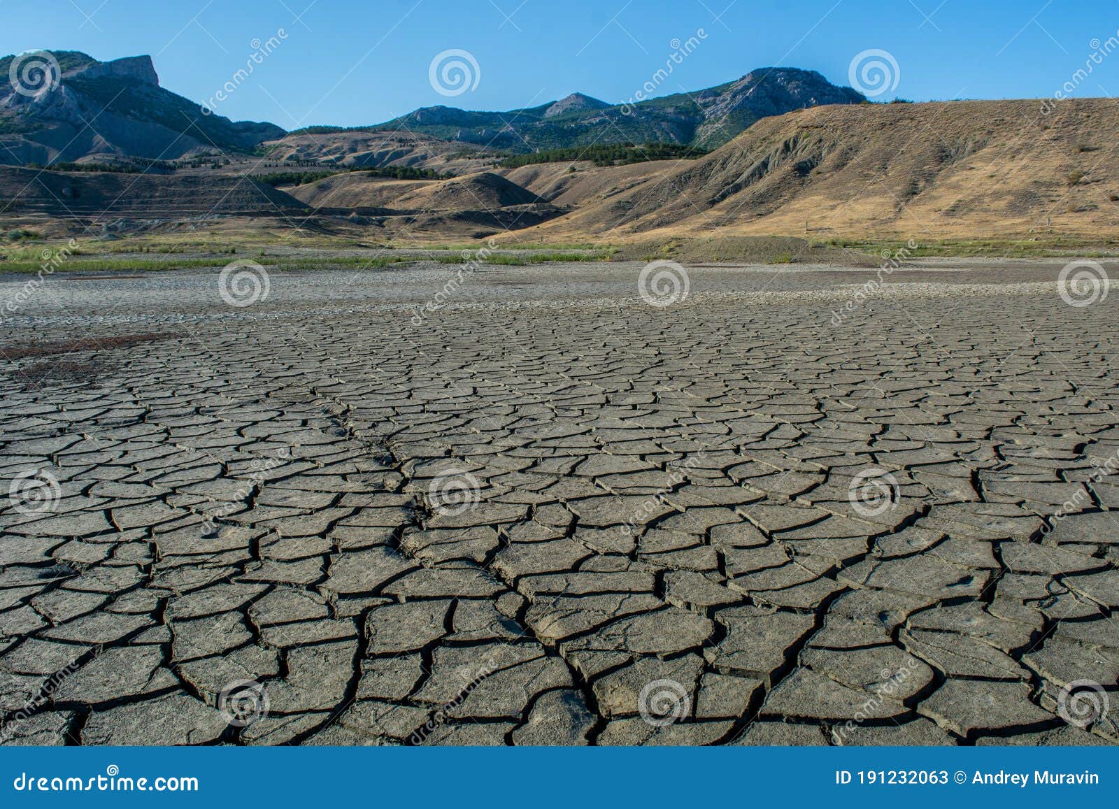 Dry lake stock image. Image of drought, lake, texture - 191232063