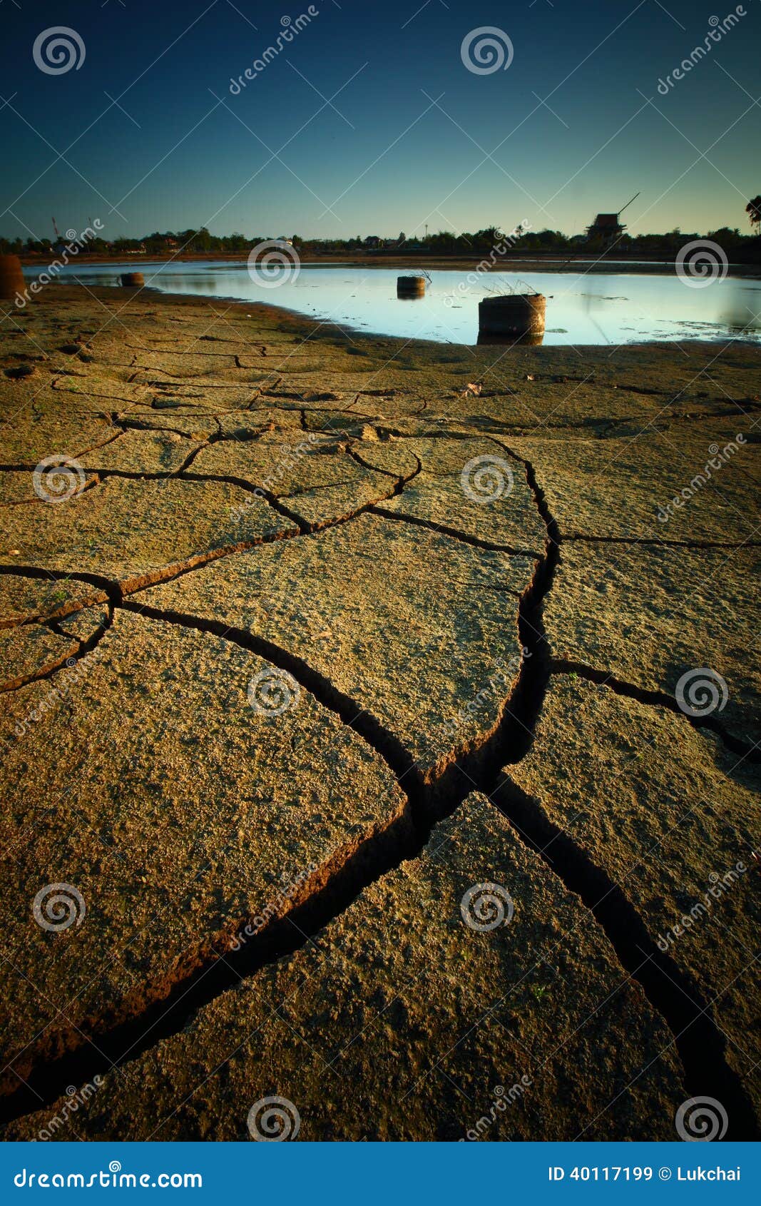 Dry land stock image. Image of clay, dryland, environment - 40117199