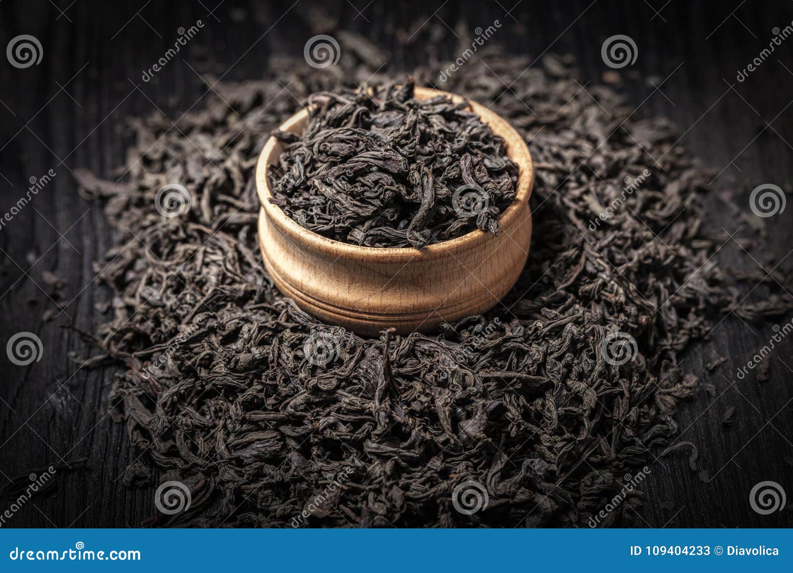 Dry large leaf tea stock image. Image of healthy, aromatic - 109404233