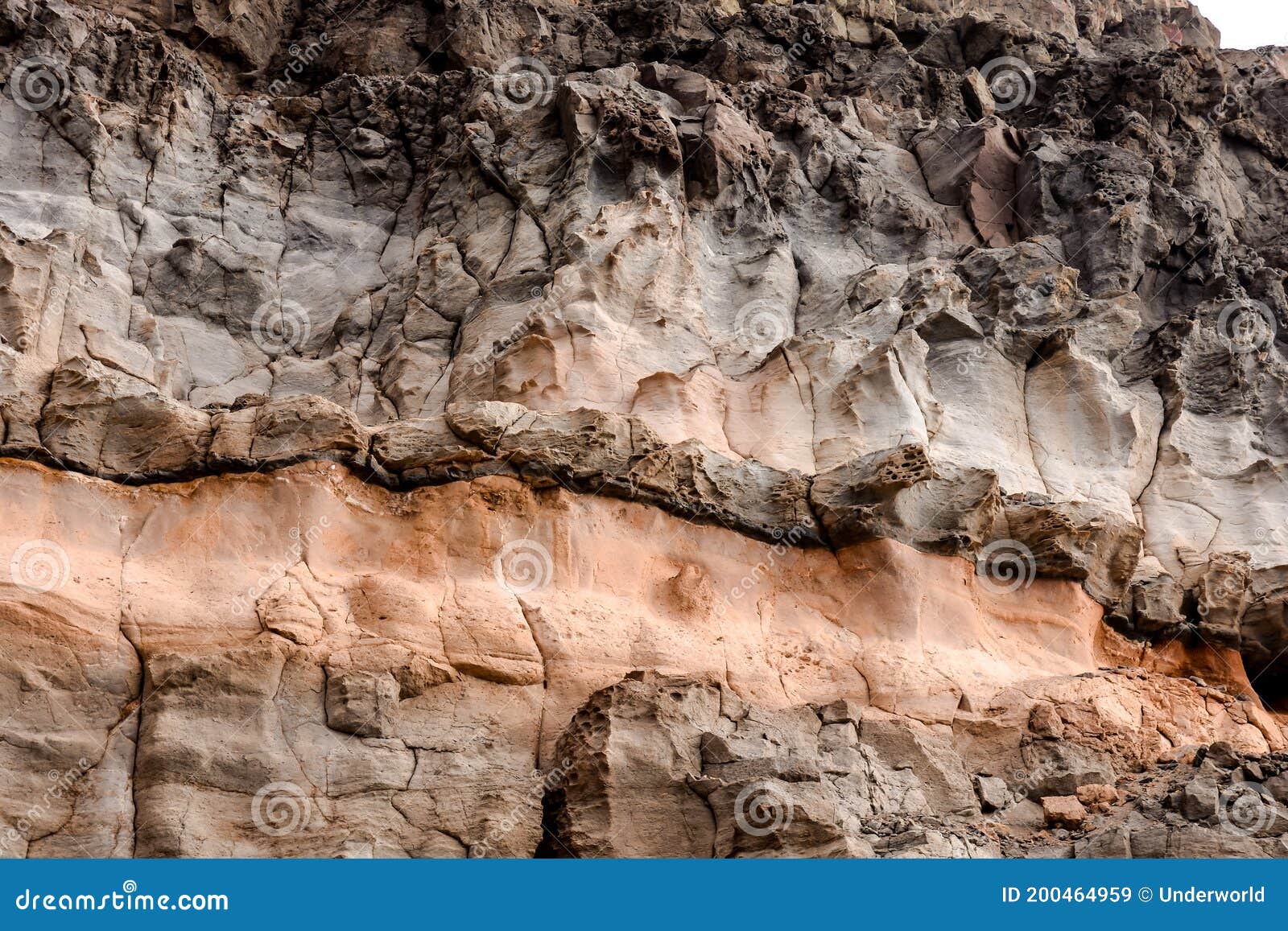 Dry Lava Basaltic Rock stock image. Image of background - 200464959