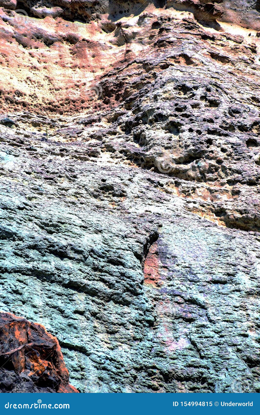 Dry Lava Basaltic Rock stock image. Image of rock, surface - 154994815