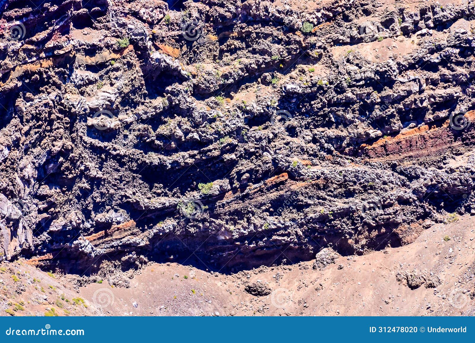 Dry Lava Basaltic Rock stock photo. Image of texture - 312478020