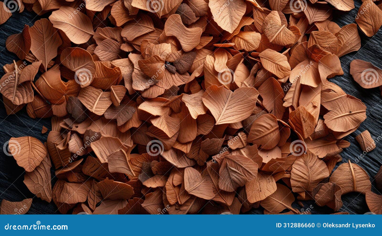Dry Leaves Texture, Abstract Background Stock Illustration ...