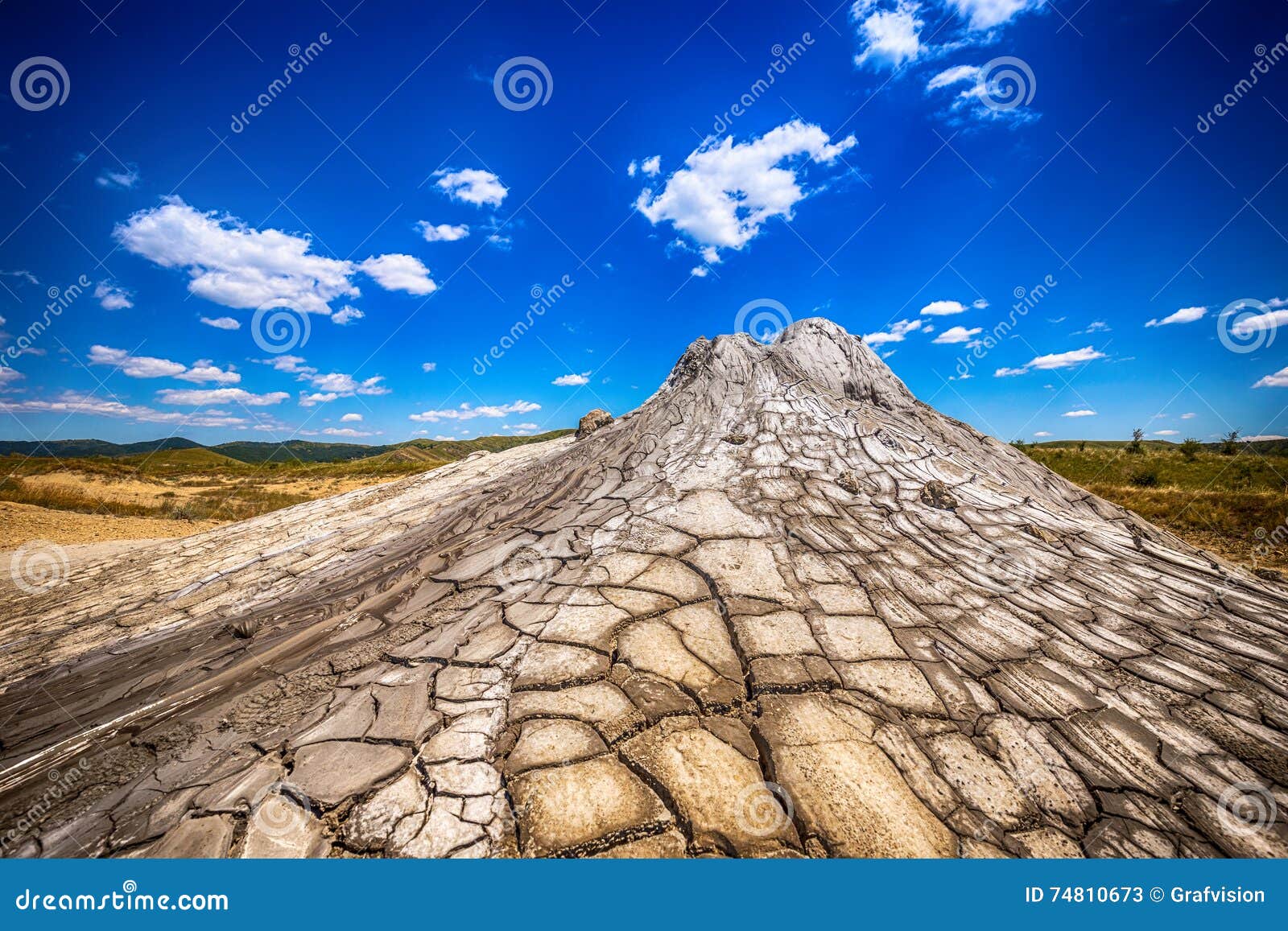 Little Mud Volcano In New Zealand Stock Photography | CartoonDealer.com ...