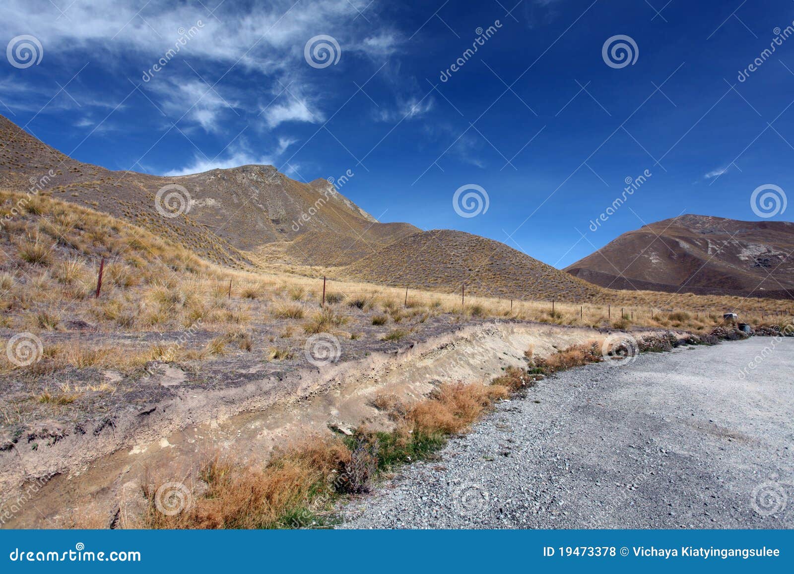 Dry mountain stock photo. Image of golden, evening, alpine - 19473378