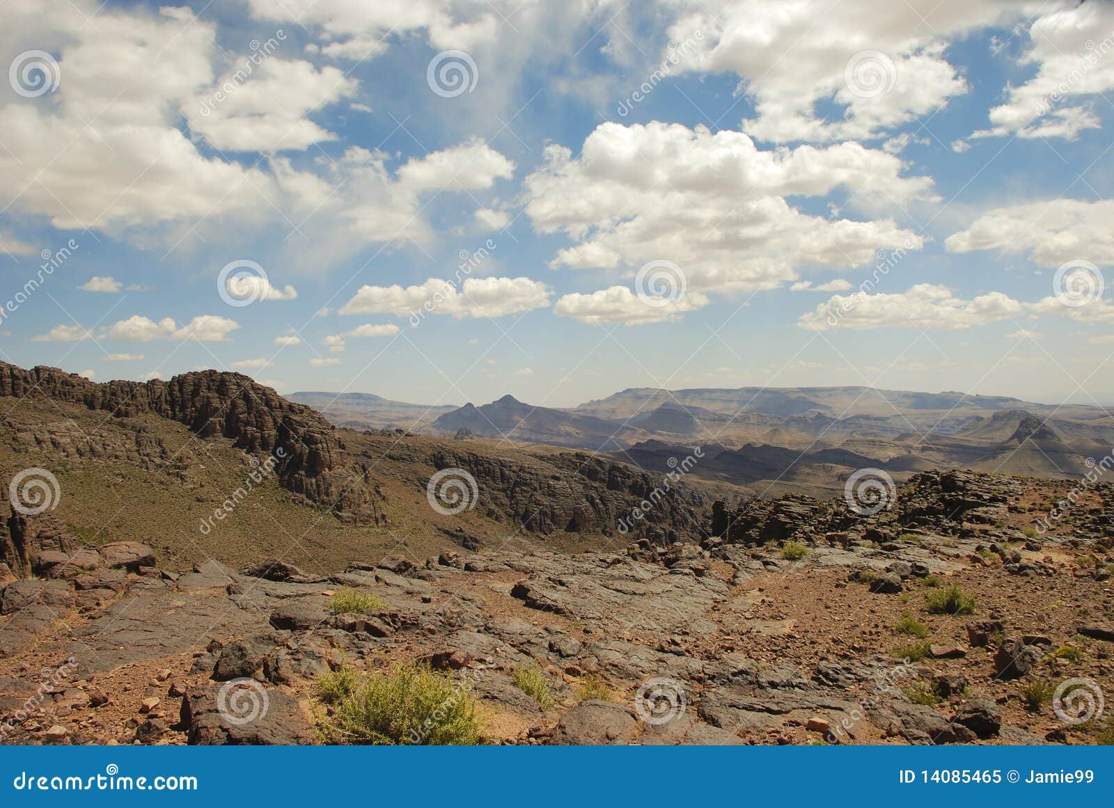 Dry Mountain Desert, Morroco Stock Image - Image of rock, mountains ...
