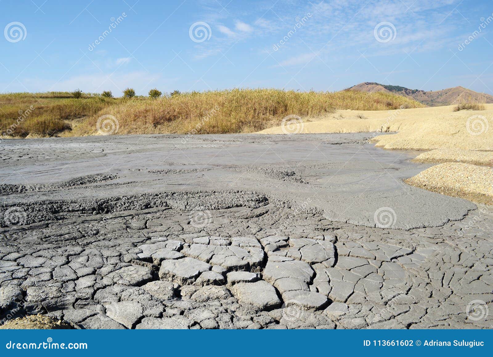 Dry mud stock photo. Image of land, vulcani, liquid - 113661602