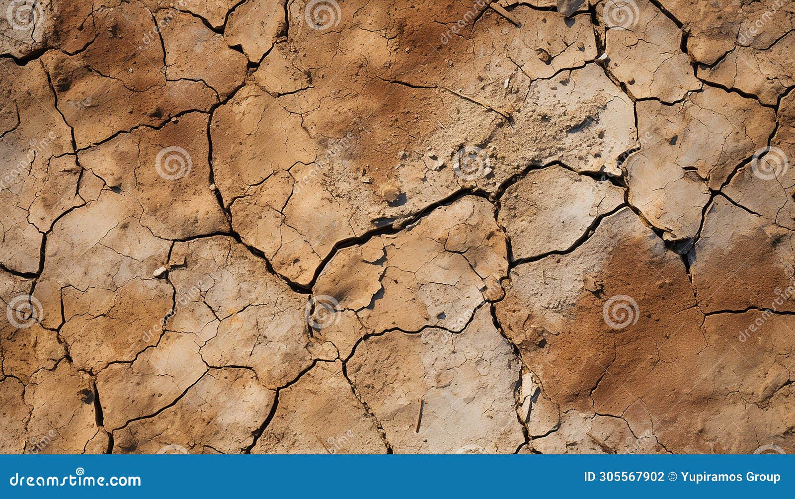 Dry Mud Patterns on Arid Climate Land, Broken and Damaged Generated by ...