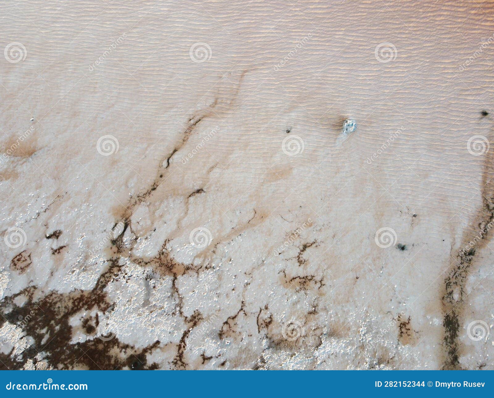 Dry Muddy Soil Surface Coverd by Salt for Background Texture Stock ...